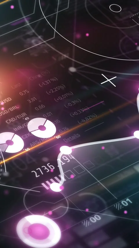Animated infographic flow of cryptocurre... | Stock Video | Pond5