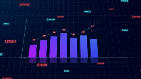 Animated infographic growing business re... | Stock Video | Pond5