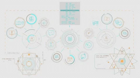 Animated infographic schema on the theme... | Stock Video | Pond5
