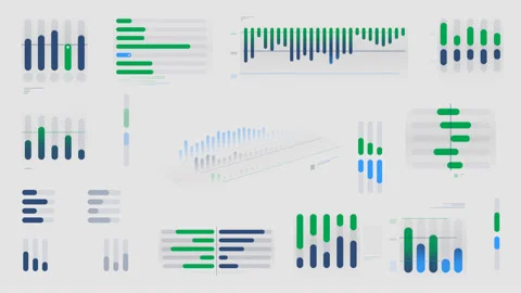 Animated infographics diagrams on alpha ... | Stock Video | Pond5