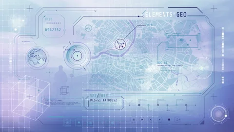 Animated infographics with map about geo... | Stock Video | Pond5