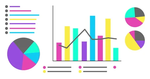Animated Infographics set. Animation of ... | Stock Video | Pond5