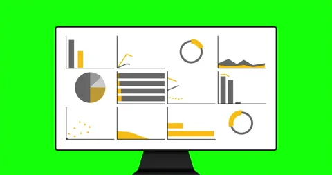 Animated Infographics set. Animation of ... | Stock Video | Pond5
