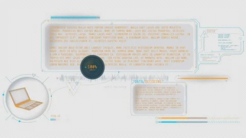 Animated infographics on the theme of de... | Stock Video | Pond5