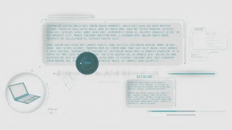 Animated infographics on the theme of de... | Stock Video | Pond5