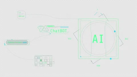 Animated infographics on the theme of ge... | Stock Video | Pond5
