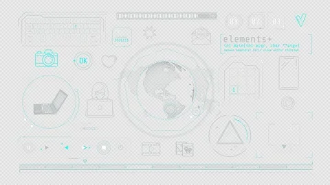 Animated infographics on the theme of in... | Stock Video | Pond5
