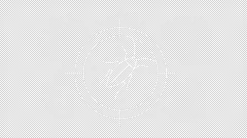 Animated insects scope white icons | Stock Video | Pond5