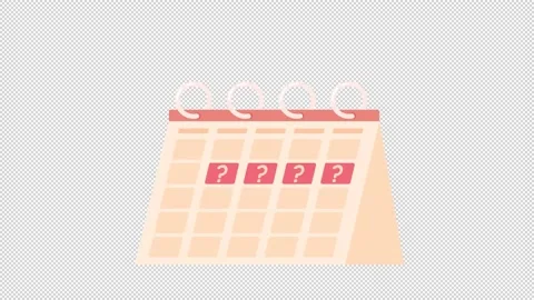 Animated irregular periods element | Stock Video | Pond5