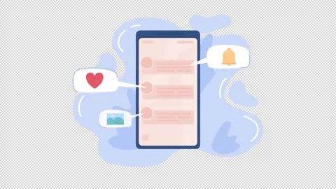 Push Notifications Stock Video Footage | Royalty Free Push ...