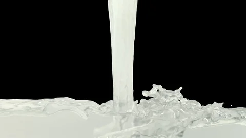 Animated Water Stream Stock Video Footage | Royalty Free Animated Water ...