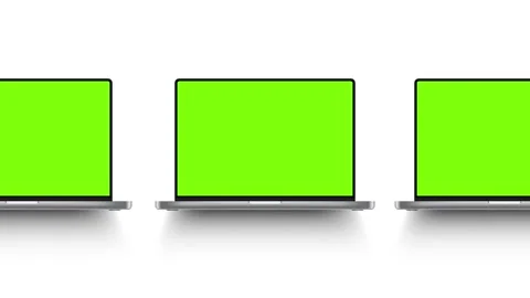 Animated Laptop Mockup With Shadow, Fron... | Stock Video | Pond5