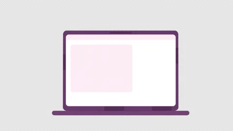 Animated laptop screen template | Stock Video | Pond5