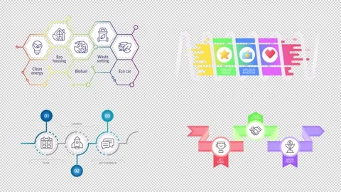 Animated launch flowcharts | Stock Video | Pond5