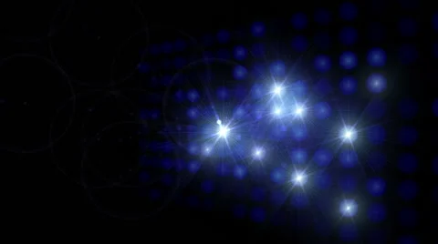 Animated lens flare effects on abstract ... | Stock Video | Pond5