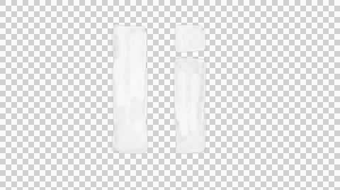 Animated Letter I with Transparent Backg... | Stock Video | Pond5