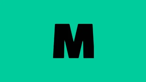 Animated letter M of the English alphabe... | Stock Video | Pond5