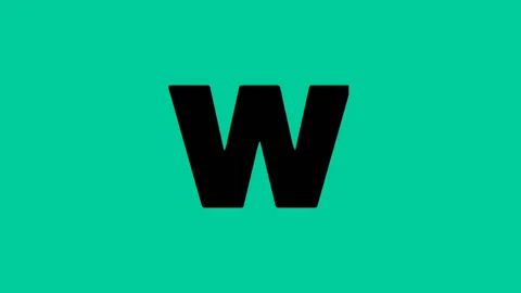 Animated letter W of the English alphabe... | Stock Video | Pond5