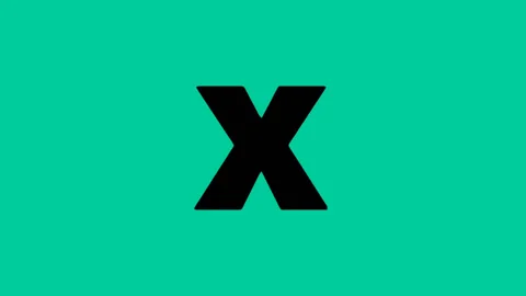 Animated letter X of the English alphabe... | Stock Video | Pond5