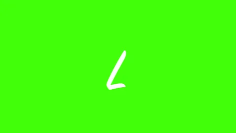animated letters on green screen video | Stock Video | Pond5