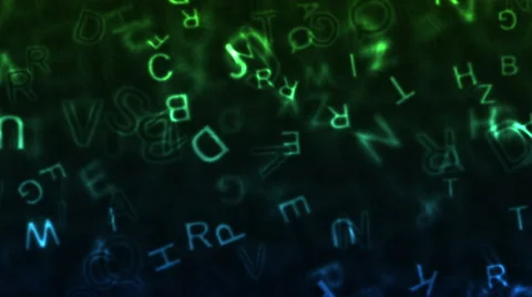 animated letters pattern | Stock Video | Pond5