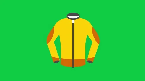 Animated life jacket on a green screen. | Stock Video | Pond5