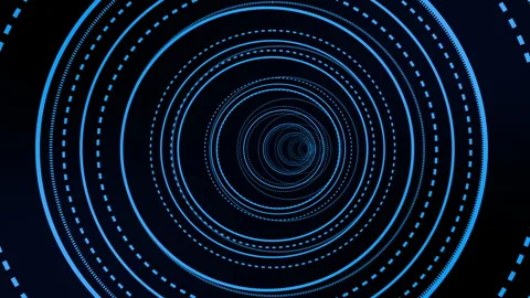 Animated light blue colored circle of tu... | Stock Video | Pond5