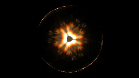 Animated light effects of a spiritual me... | Stock Video | Pond5