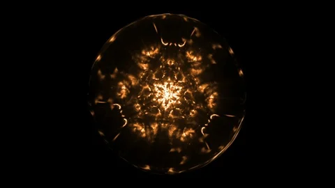 Animated light effects of a spiritual me... | Stock Video | Pond5