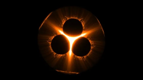 Animated light effects of a spiritual me... | Stock Video | Pond5