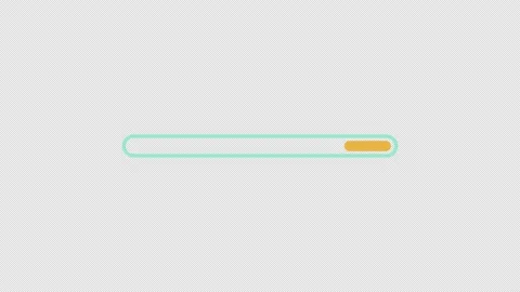 Animated line progress bar preloader | Stock Video | Pond5