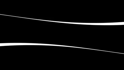 Animated line waves isolated on black ba... | Stock Video | Pond5