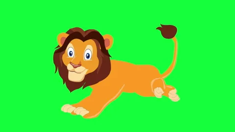 Isolated Lion Cub Stock Videos – Royalty-Free HD & 4K Videos