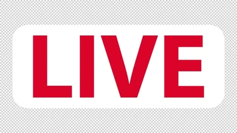 Animated Live Icon for Broadcast or Stre... | Stock Video | Pond5