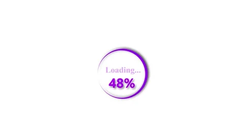 Animated loading bar counting icon on a ... | Stock Video | Pond5