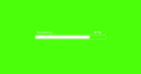animated loading bar, progress bar, gree... | Stock Video | Pond5