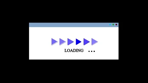 Animated loading bar on a window screen ... | Stock Video | Pond5