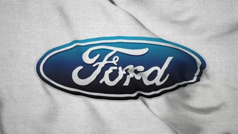 Animated logo of the FORD brand. FORD br... | Stock Video | Pond5