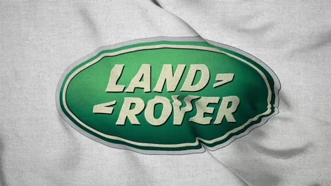 Animated logo of the LAND ROVER brand. L... | Stock Video | Pond5