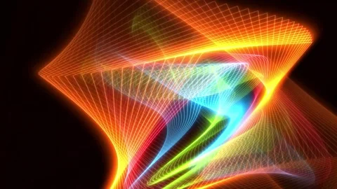 An animated loop of neon patterns. | Stock Video | Pond5