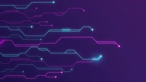 Animated Tech Background Stock Video Footage | Royalty Free Animated ...