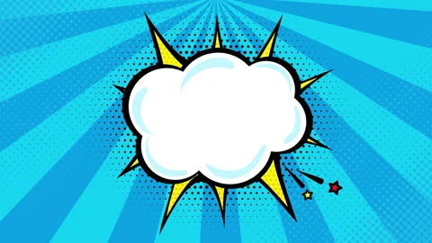 Animated looped pop art background wih c... | Stock Video | Pond5