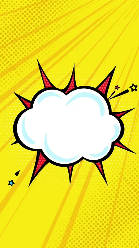 Animated looped pop art background. | Stock Video | Pond5