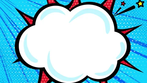 Animated looped pop art background. | Stock Video | Pond5