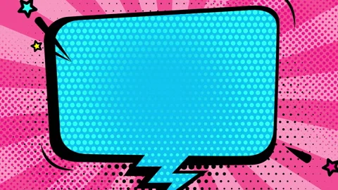 Animated looped pop art background. | Stock Video | Pond5