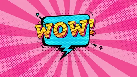 Animated looped pop art poster. | Stock Video | Pond5