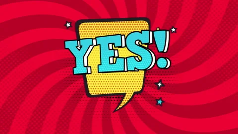 Animated looped pop art poster. | Stock Video | Pond5