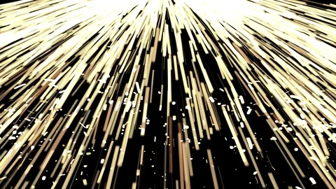Animated lot of hot and bright sparks in... | Stock Video | Pond5