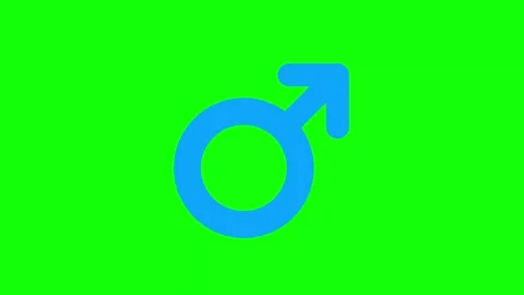 Animated male gender icon. Animation, pi... | Stock Video | Pond5