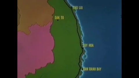 An animated map illustrates plans for Op... | Stock Video | Pond5